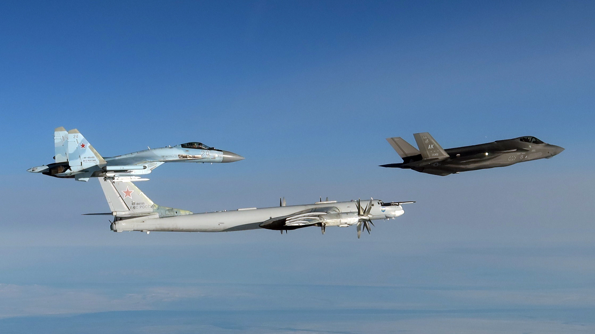 US Fighter Jets Intercept Russian Aircraft Off Alaska for Third Time in a