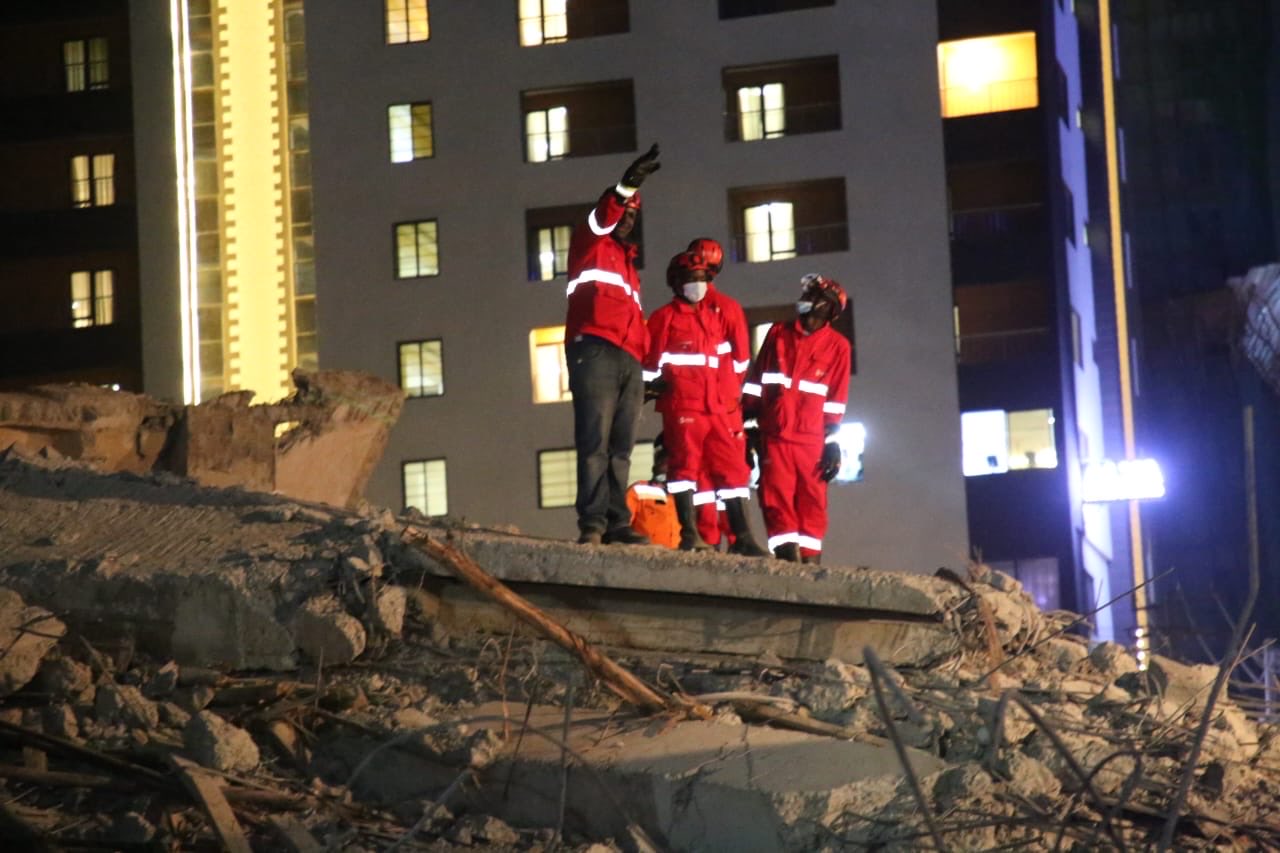 4 trapped as Nairobi building collapses, rescue teams race against time